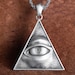 Illuminati Necklace, Eye of Providence, Illuminati Triangle, Masonic ...