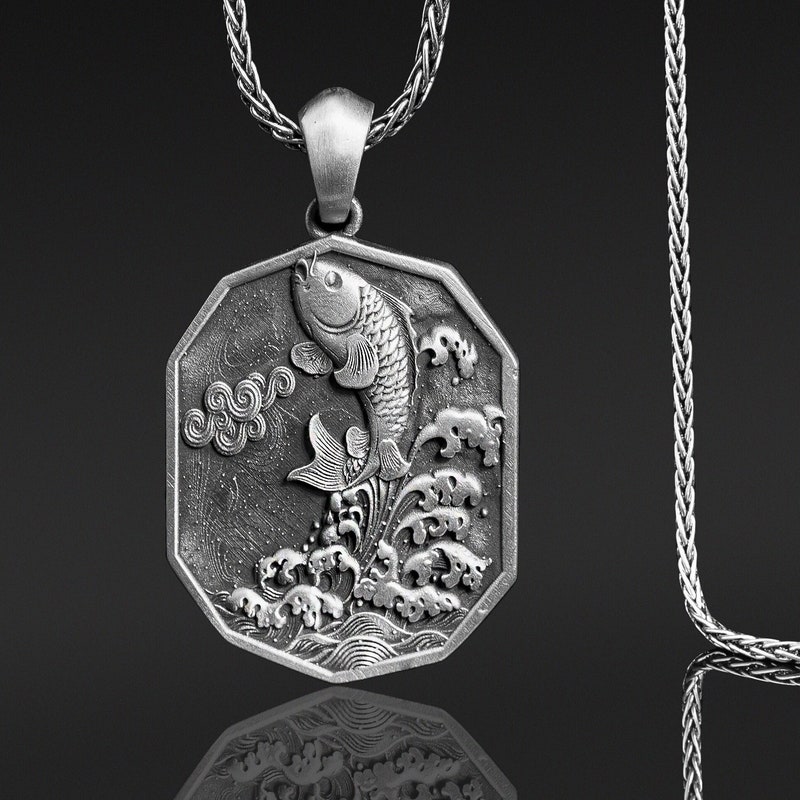 Koi Fish Necklace - Etsy