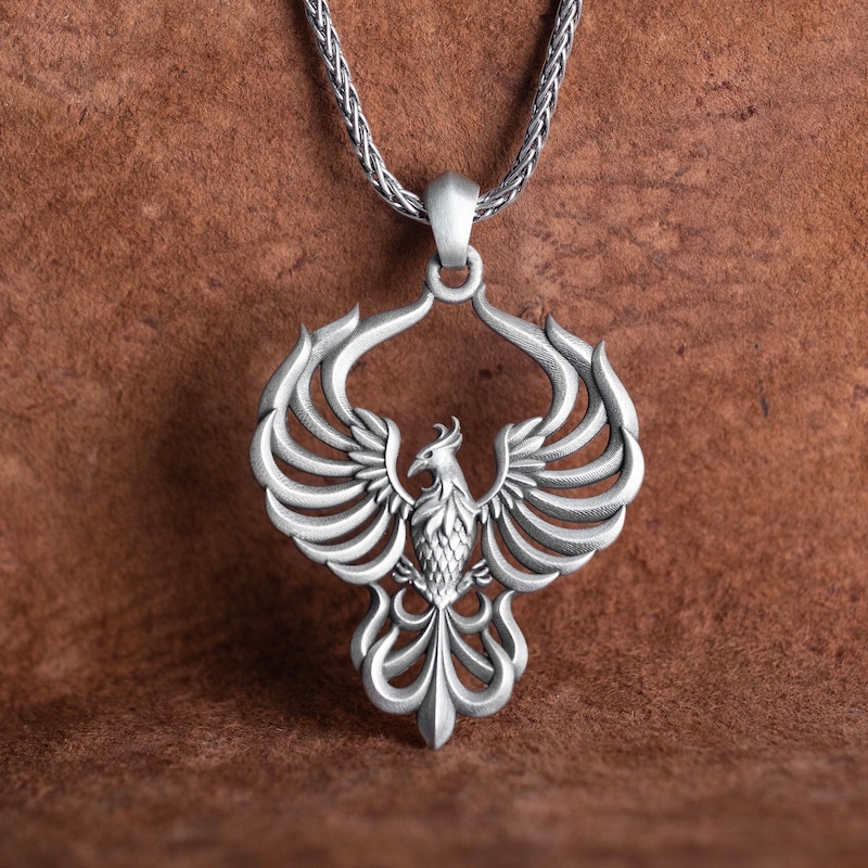Phoenix Pendant - Etsy