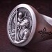 Silver St Christopher Signet Ring for Mencatholic Jewelry Personalized ...