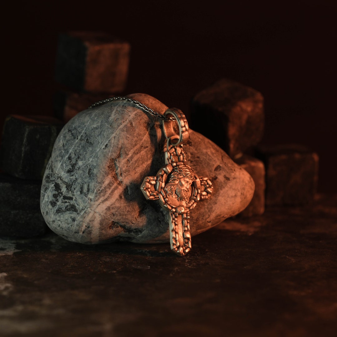 Jesus INRI Cross, Christian Jewelry, Faith Pendant, Religious Keepsake ...