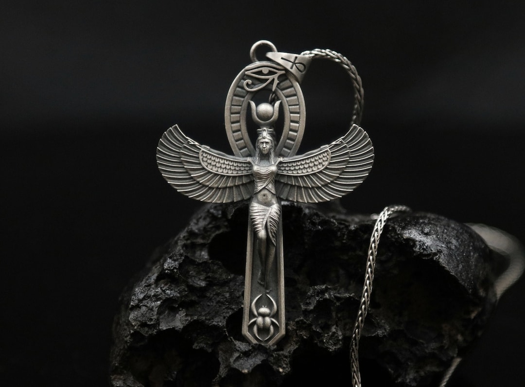 Goddess Isis Necklace Sterling Silver & Handmade Mythology Jewelry⋆ ...