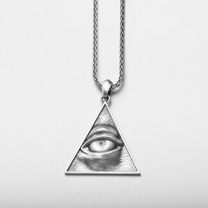 Illuminati Necklace, Eye of Providence, Illuminati Triangle, Masonic ...