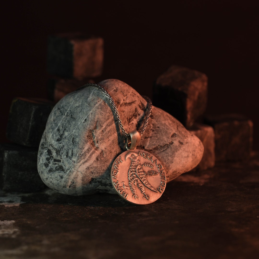 Ancient Greek Coin, Replica Necklace, Numismatic Gift, Hellenic Jewel ...