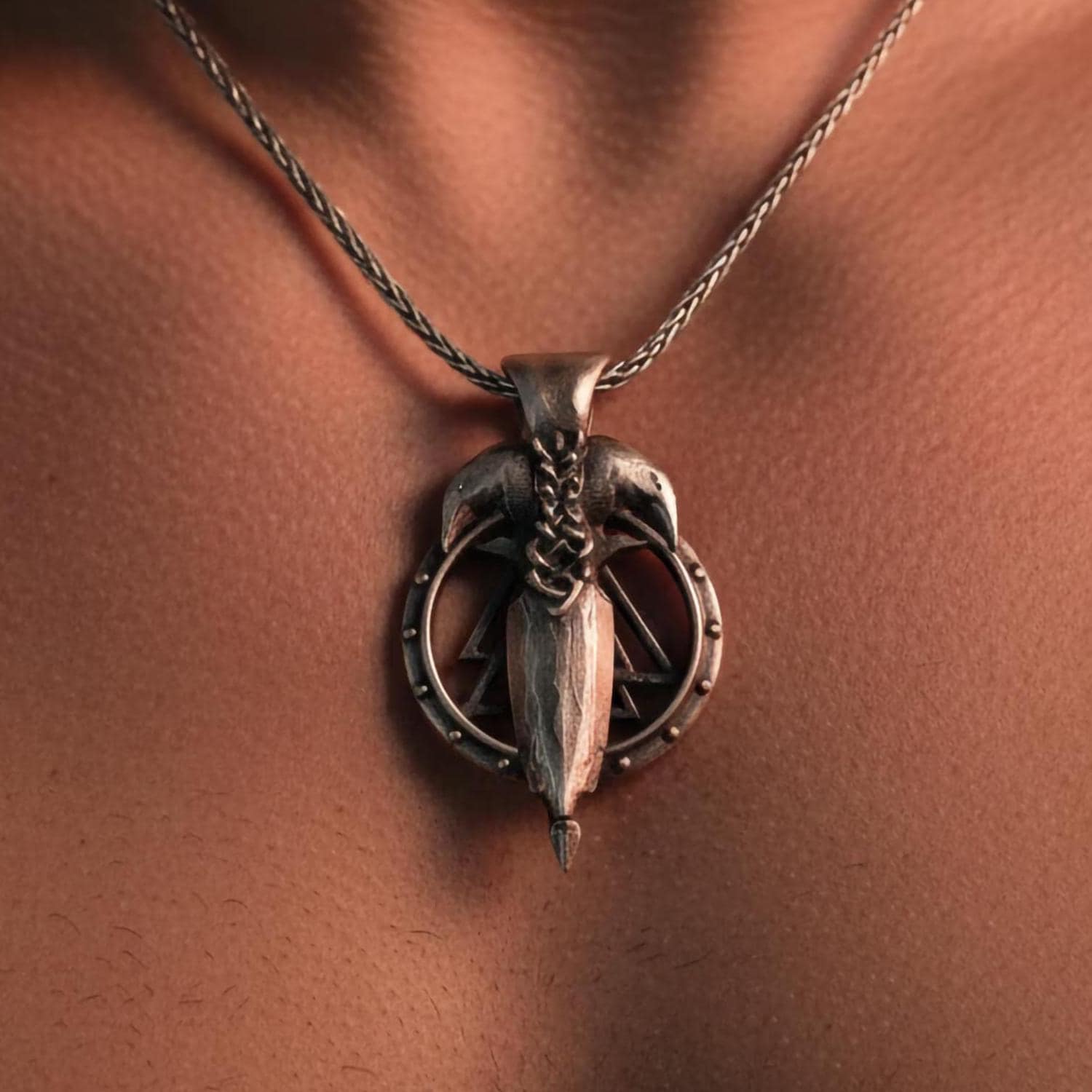 Odin's Spear, Hugin Munin, Gungnir Pendant, Norse Jewelry, Viking ...