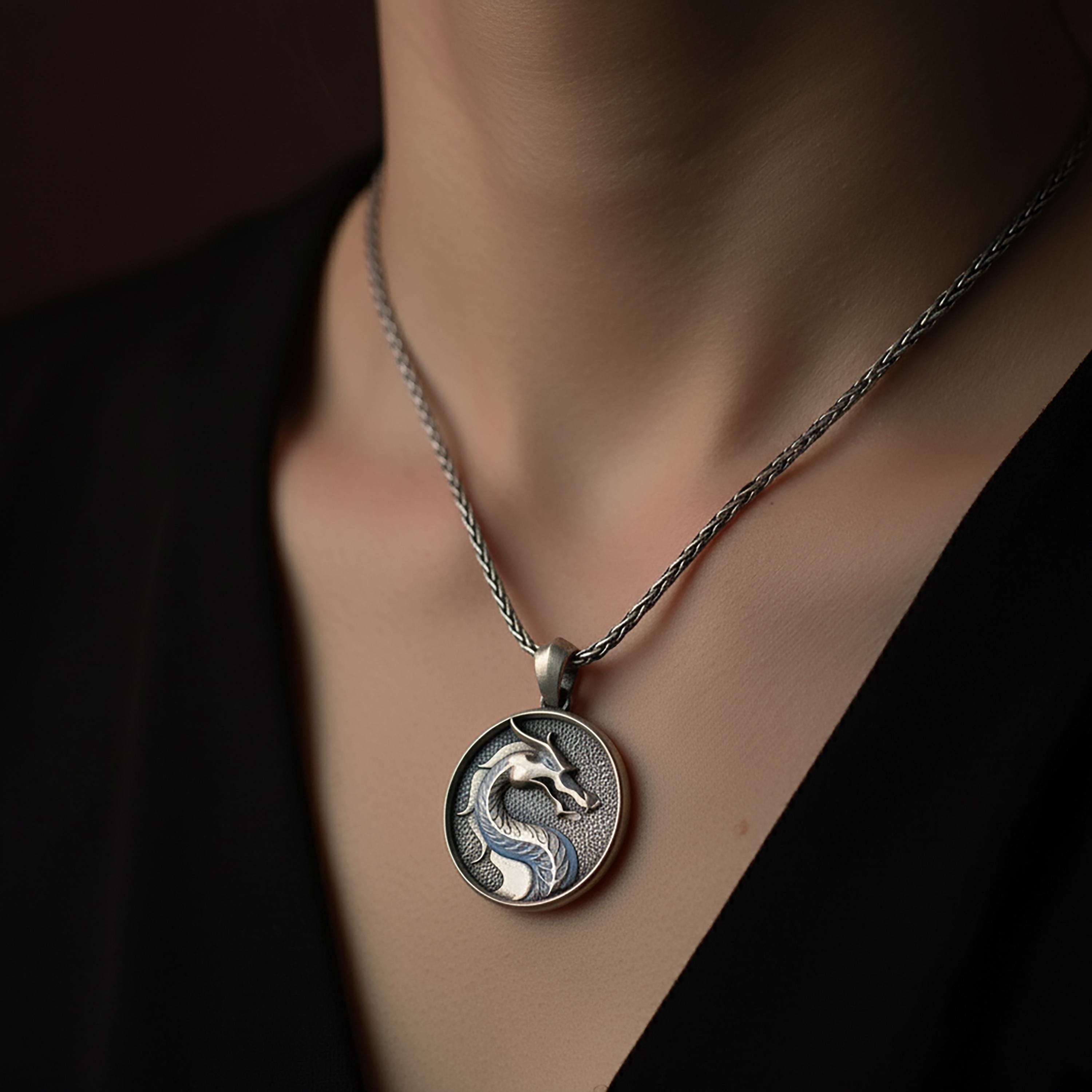 Mortal Kombat Pendant, Dragon Necklace, Gaming Jewelry, Arcade Classic ...