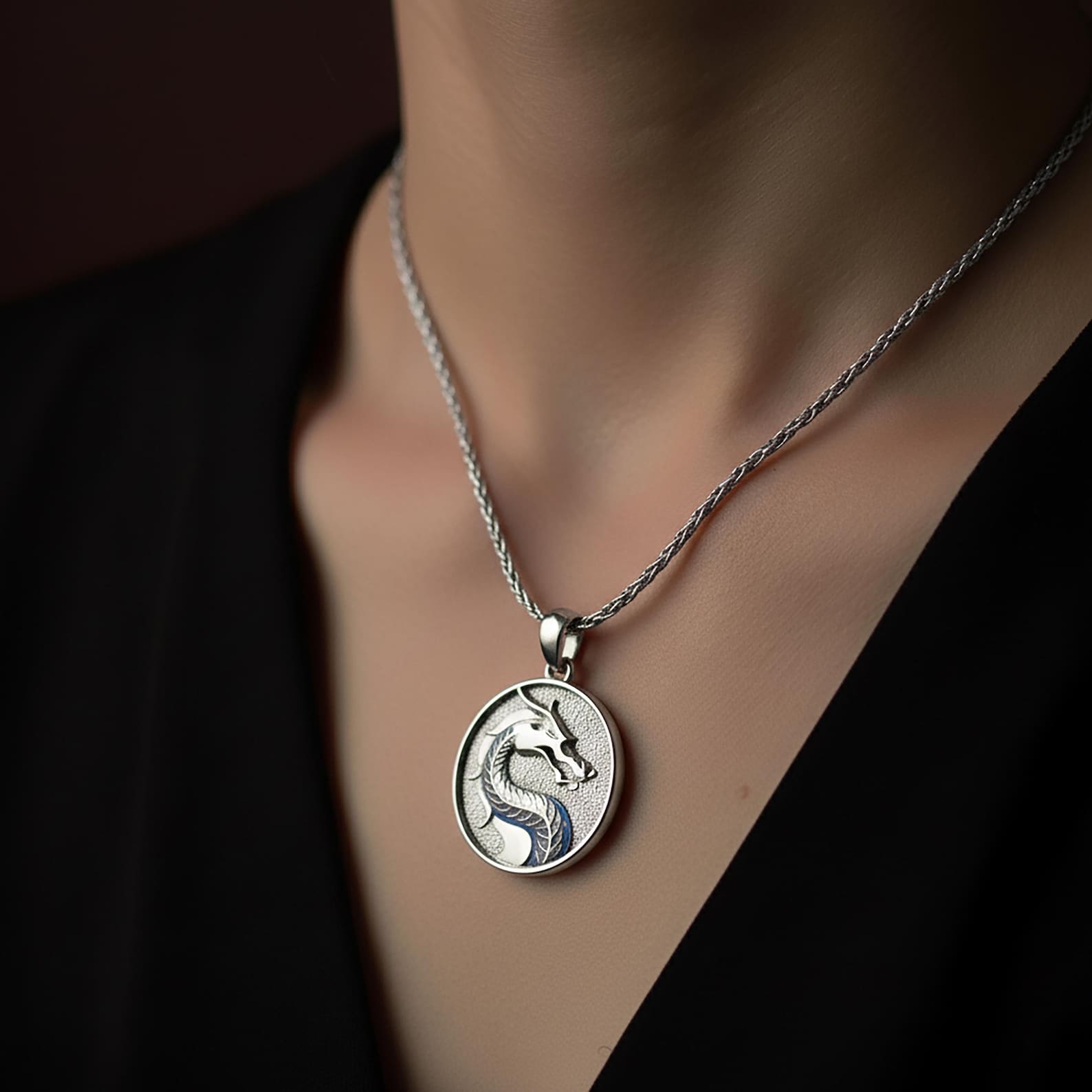Mortal Kombat Pendant, Dragon Necklace, Gaming Jewelry, Arcade Classic ...