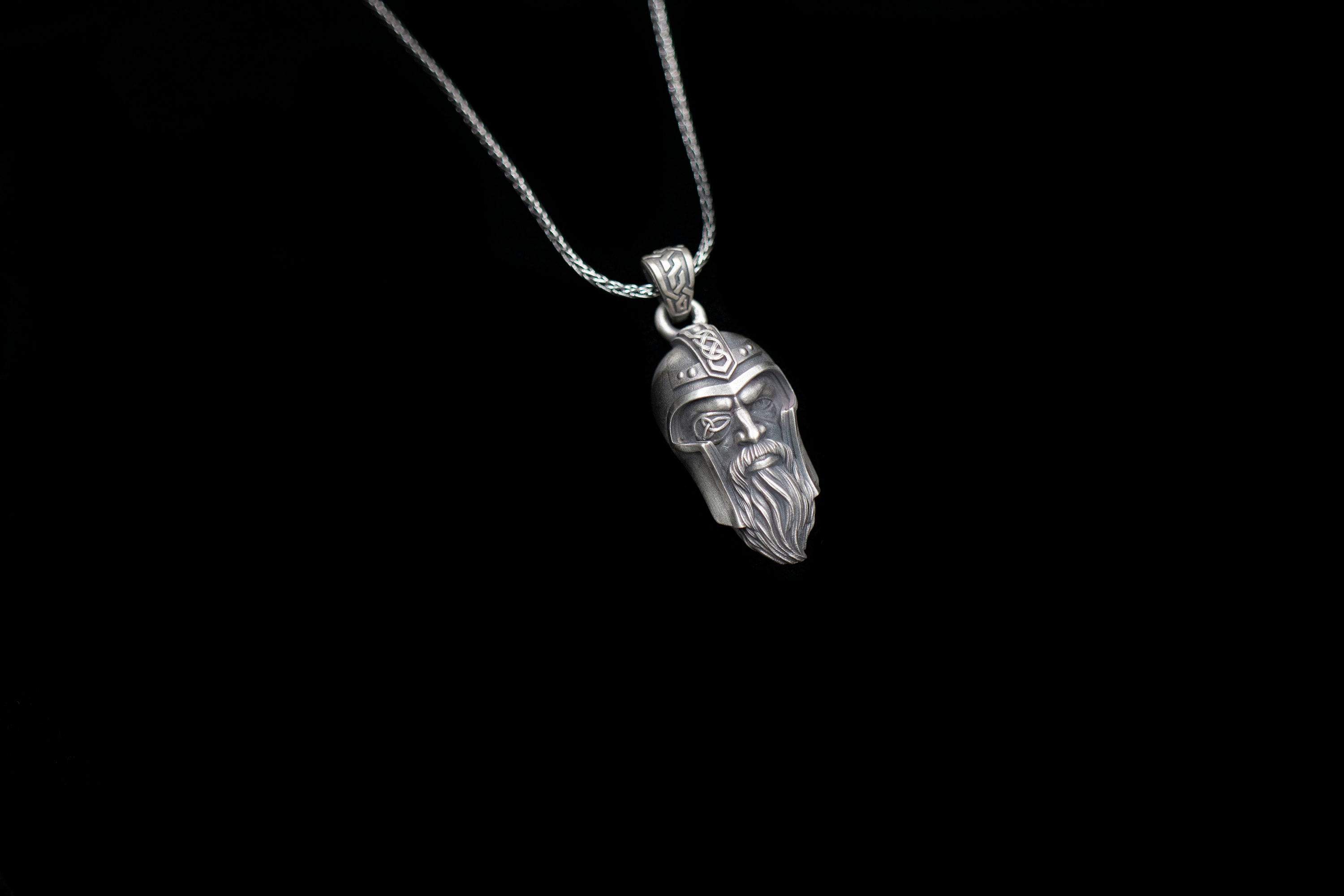 Silver Odin Necklace Men Viking Pendant God Odin Necklace - Etsy
