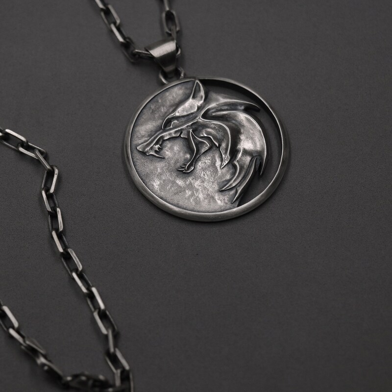 Wolf Necklace - Etsy