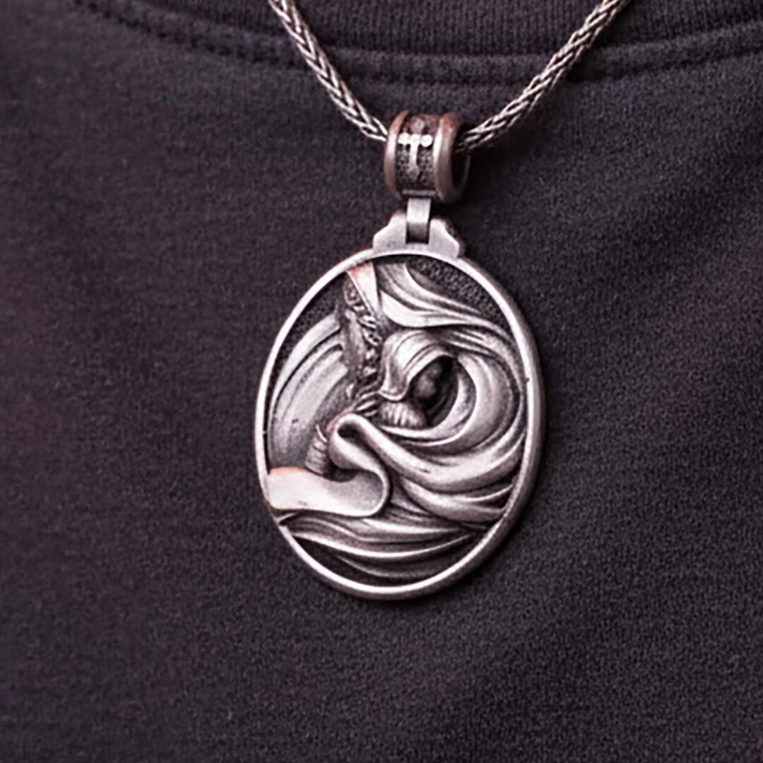 Mother Mary & Baby Jesus Pendant – 925 Silver Marian Protection Medal ...