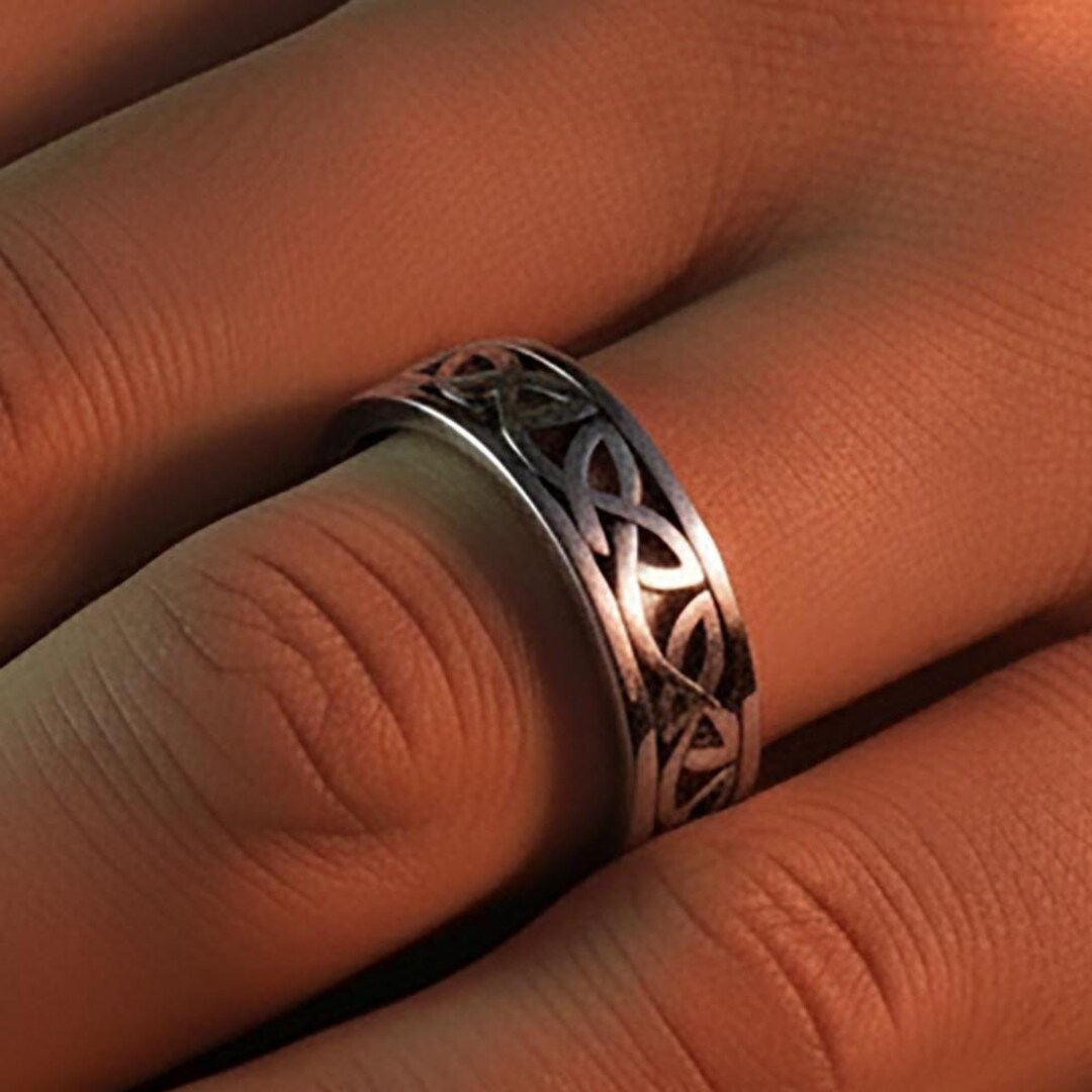 Celtic Knot Ring, Celtic Band, Irish Ring, Celtic Jewelry, Knot Band ...