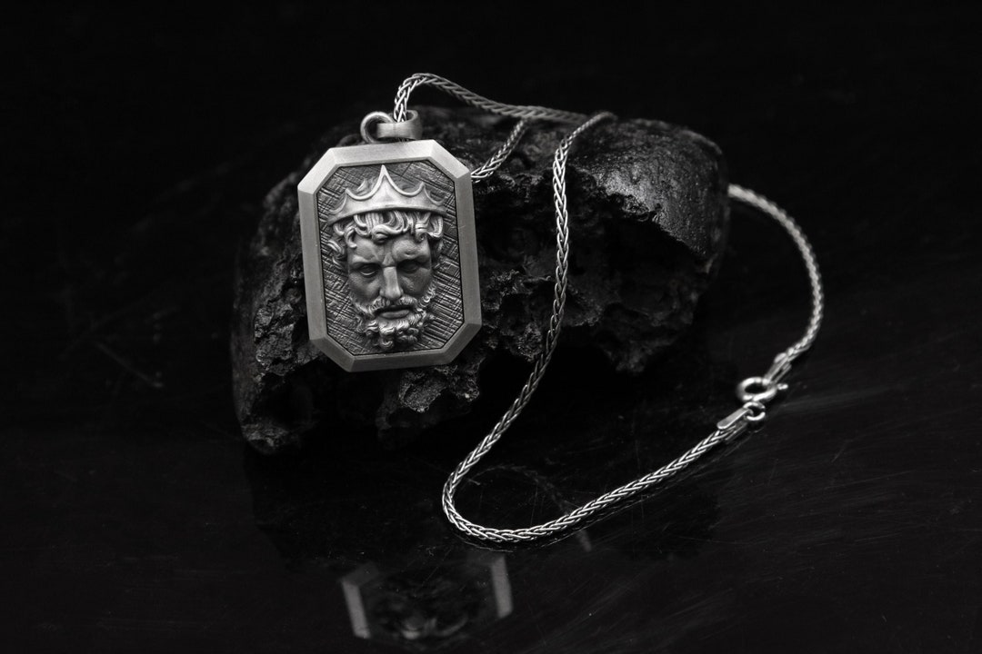 Greek Mythology God Zeus Necklace Jupiter Roman God Men's Pendant ...