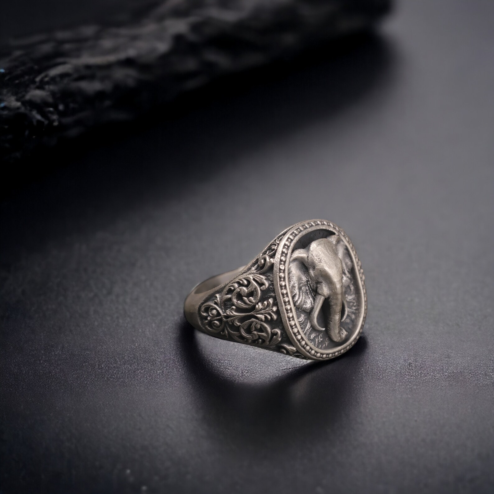 Stacking Animal Ring ,elephants Handmade Sterling Silver Men Band Ring ...