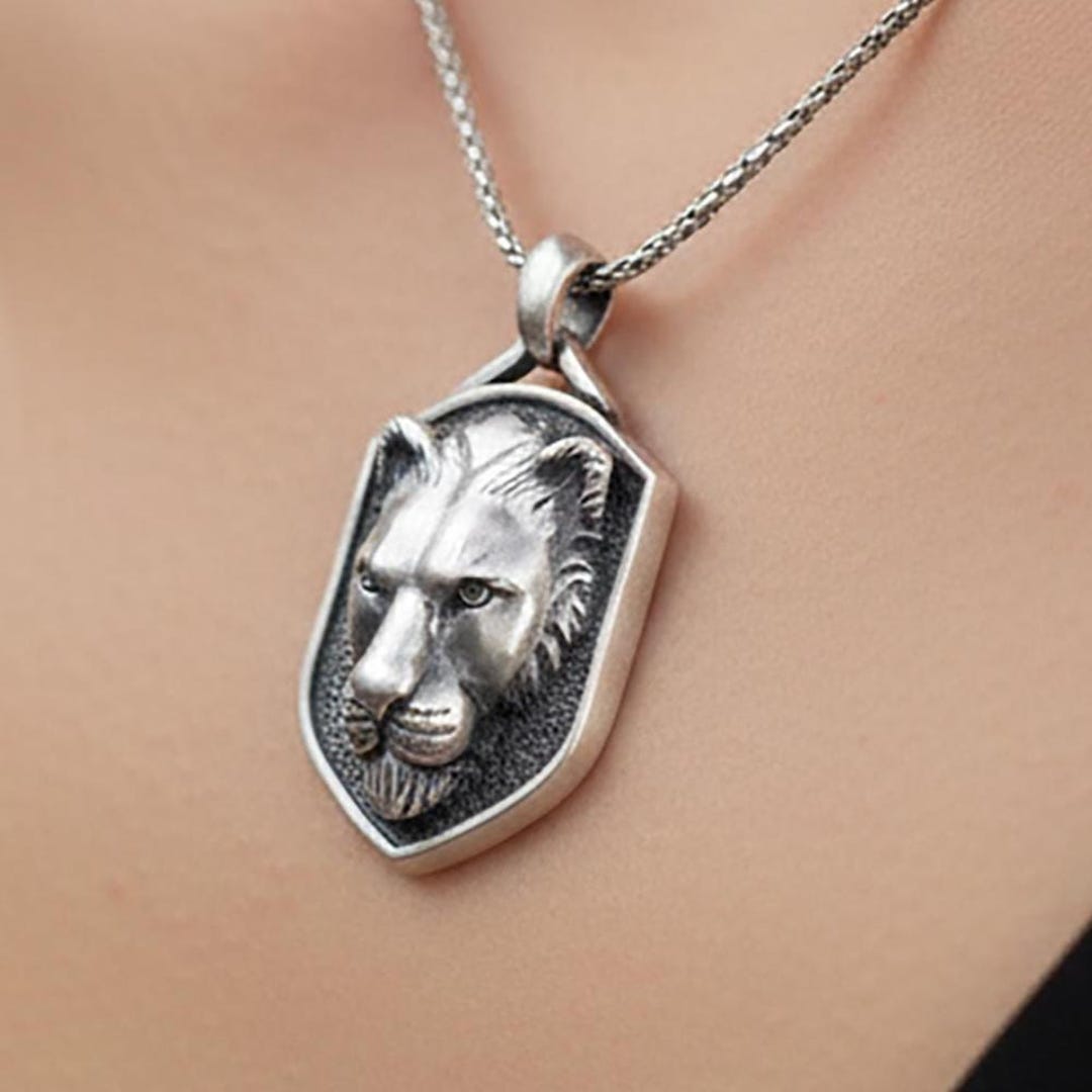 Personalized Lioness Necklace for Women, Women's Sterling Silver ...