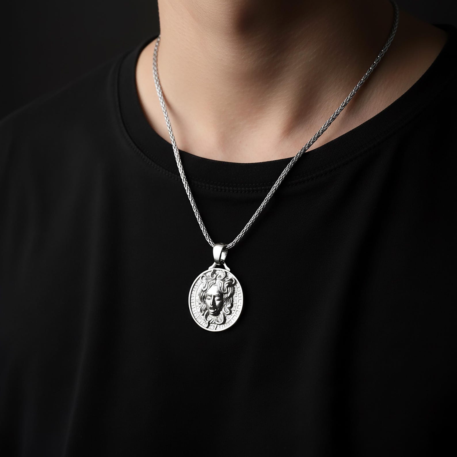 Medusa Pendant, Greek Myth, Serpent Maiden, Ancient Tales, Mythological ...