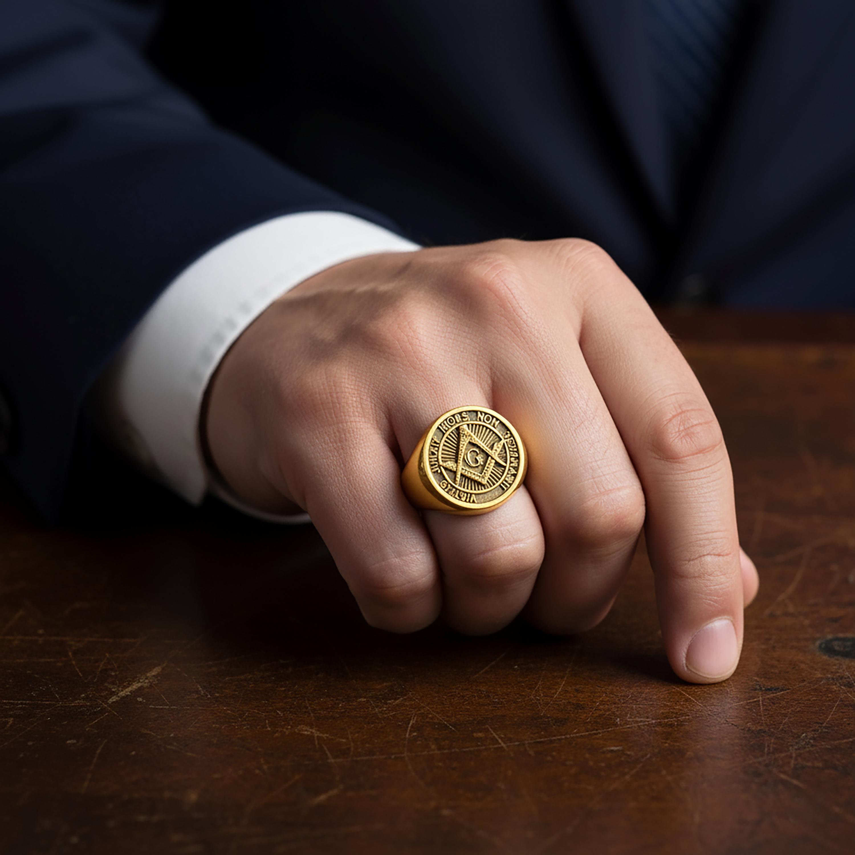 Mason Symbol Ring , Masonic Ring, Masonic Symbolism , Masonic ...