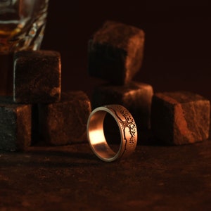 Tree of Life Ring, Yggdrasil Ring, Asgardian Jewelry, Nordic Wedding ...