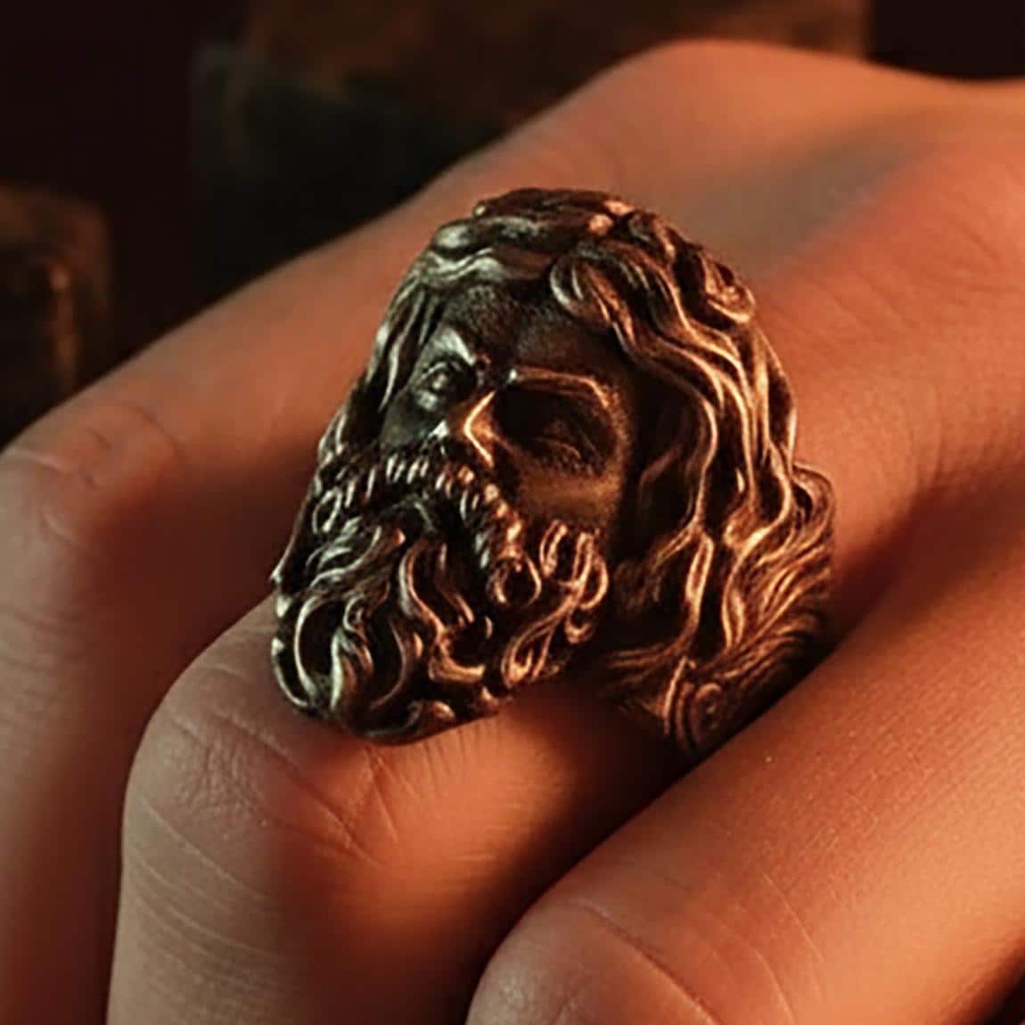 Poseidon Ring, Wave Design Ring, Ocean Themed Jewelry, Sterling Wave ...