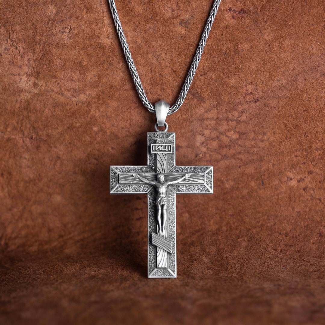 Elegant Jesus Cross Necklace - A Symbol of Faith and Devotion Jesus ...
