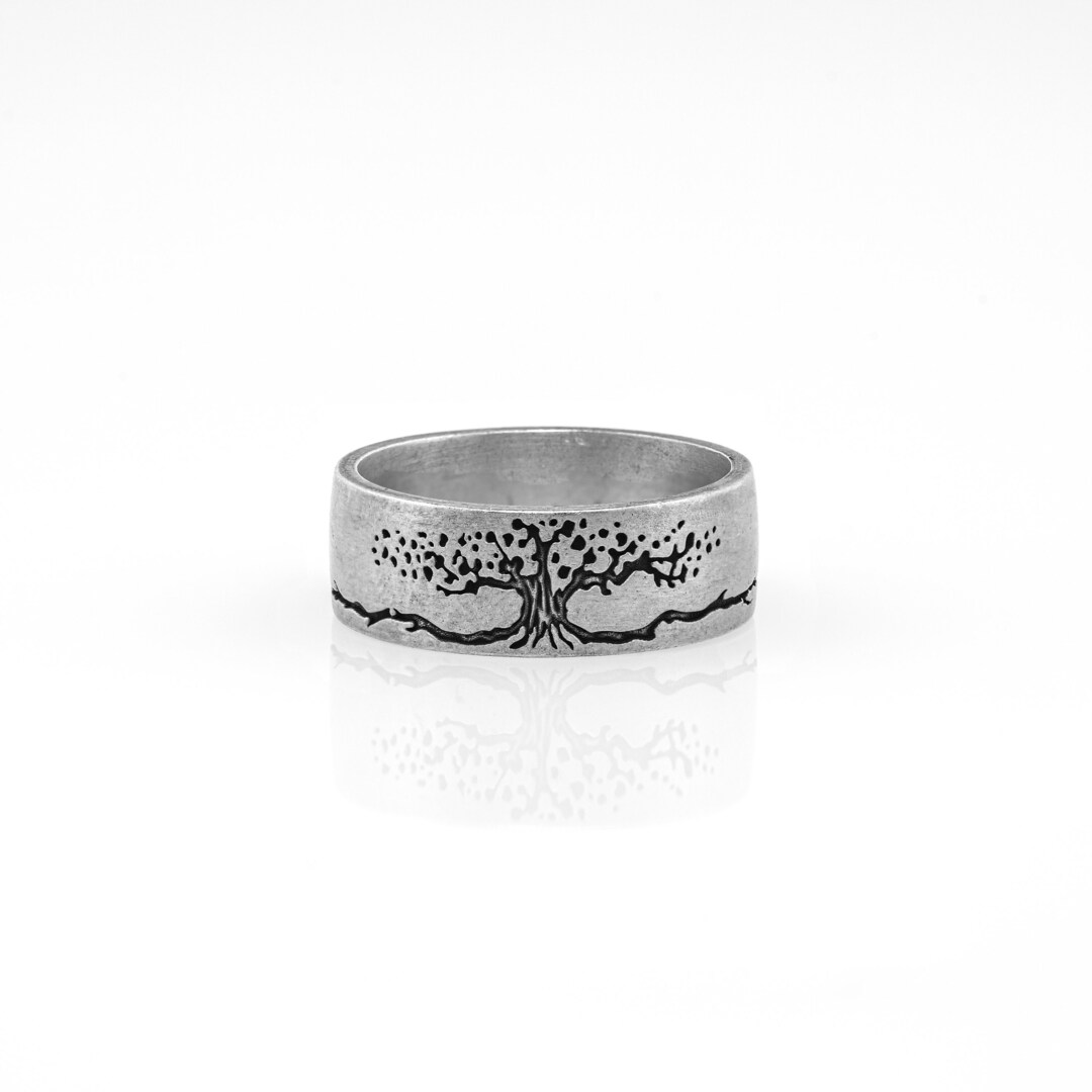 Tree of Life Ring, Yggdrasil Ring, Asgardian Jewelry, Nordic Wedding ...