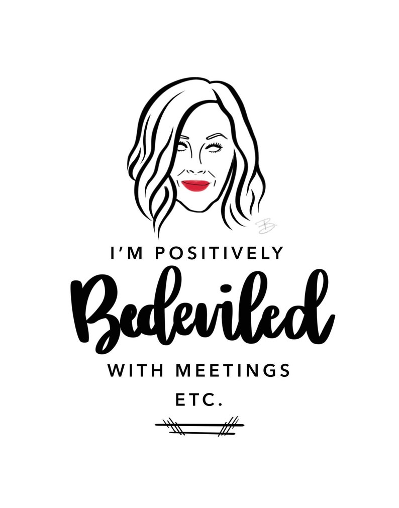 Positively Bedeviled Moira Rose Office Decor Digital File - Etsy