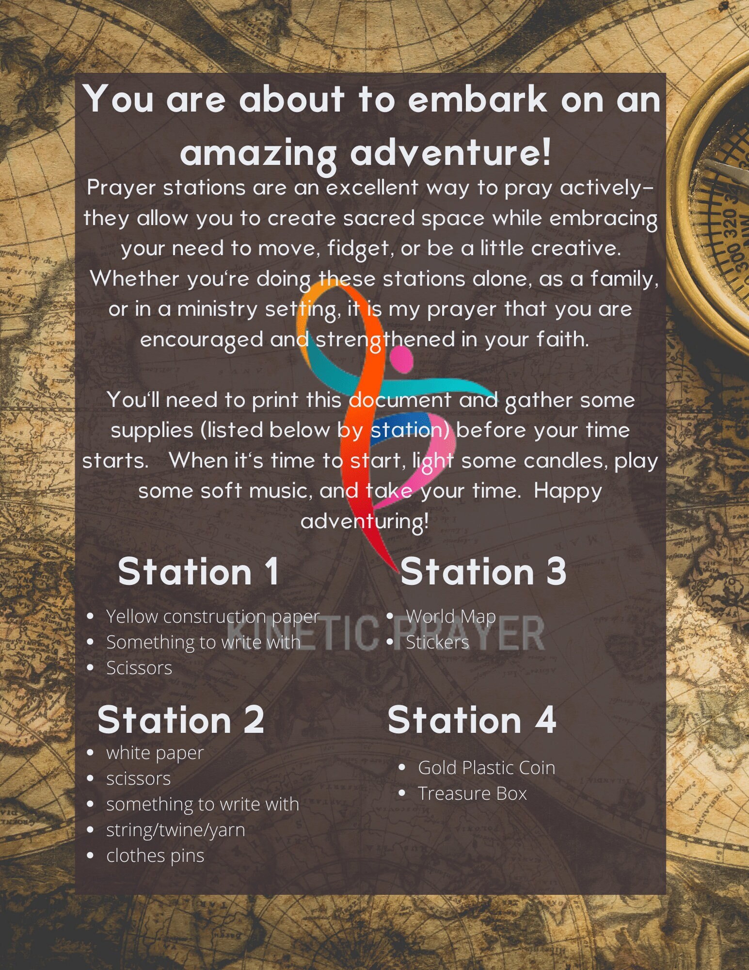 Adventure Themed Prayer Stations - Etsy