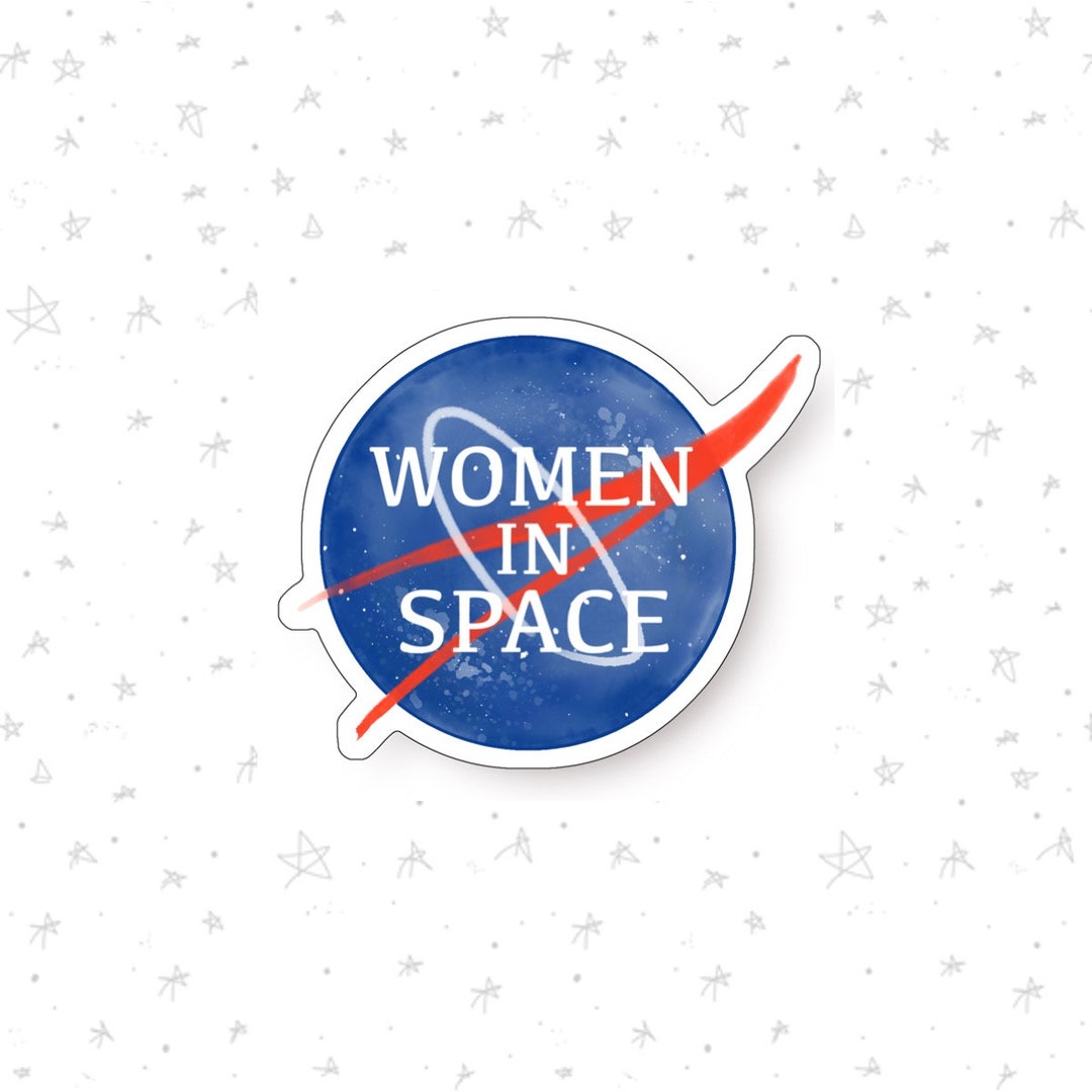 Women in Space Sticker, Space, Laptop Sticker, Decal, Vinyl Sticker ...