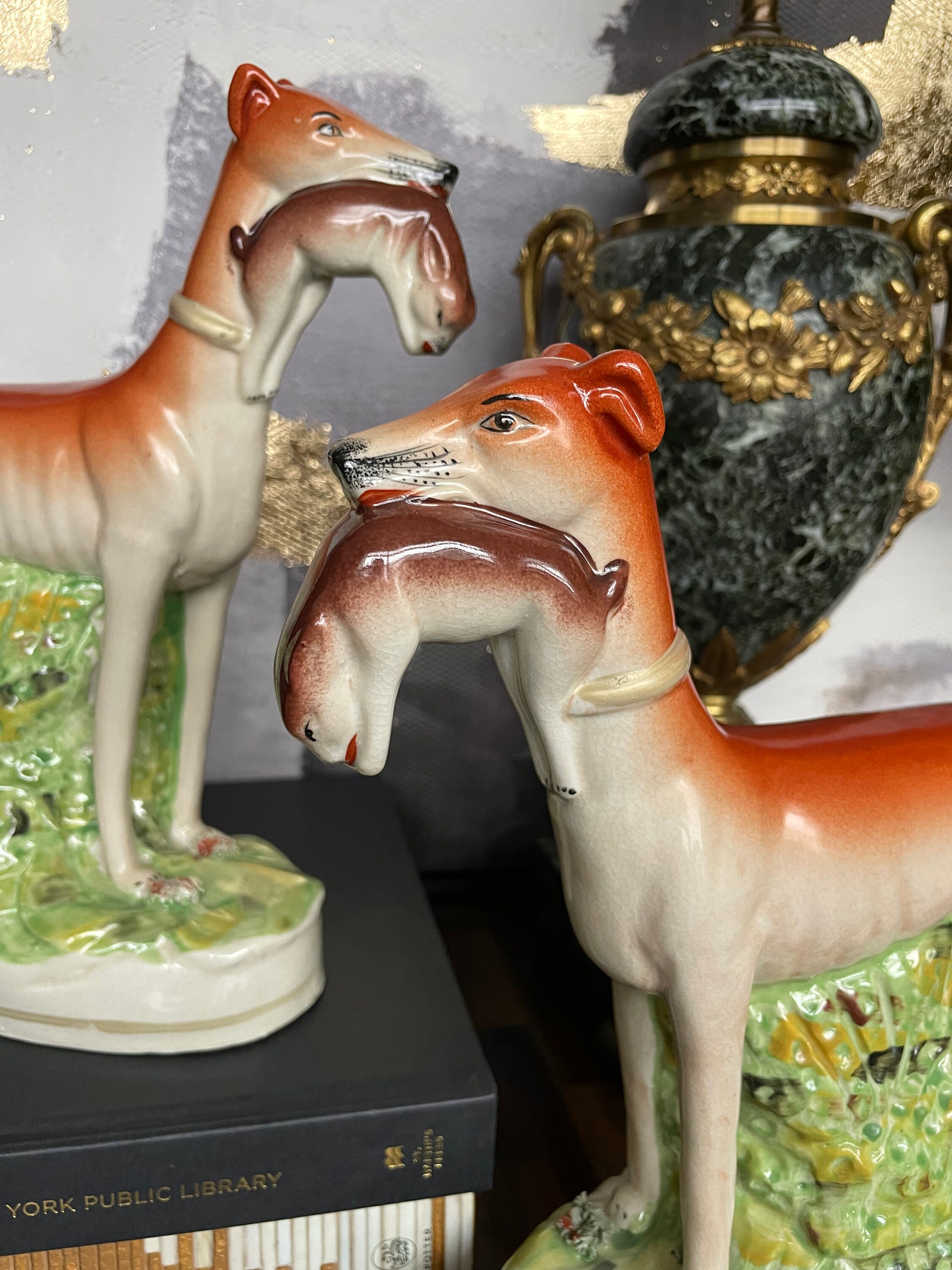Extra Large Staffordshire Whippets 11 - Etsy