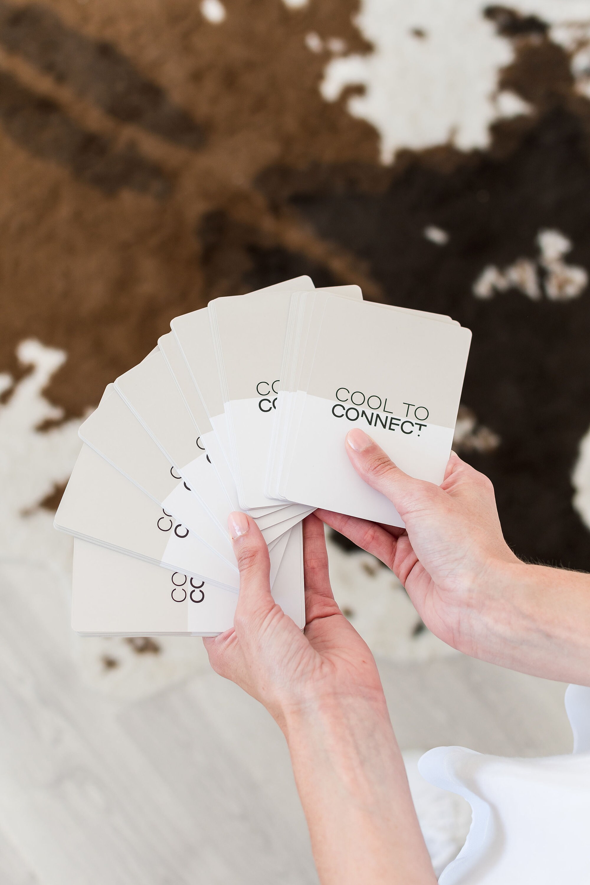 Cool to Connect Card Game: Classic, Aesthetic Coffee Table Cards ...