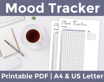 A Year in Pixels Printable Mood Tracker Bullet Journal Printable ...