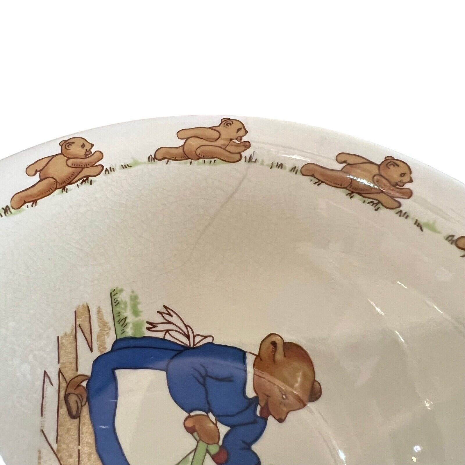 Vintage SYLVAC WARE Teddy Bear Childs Bowl Double Handle Cup England ...