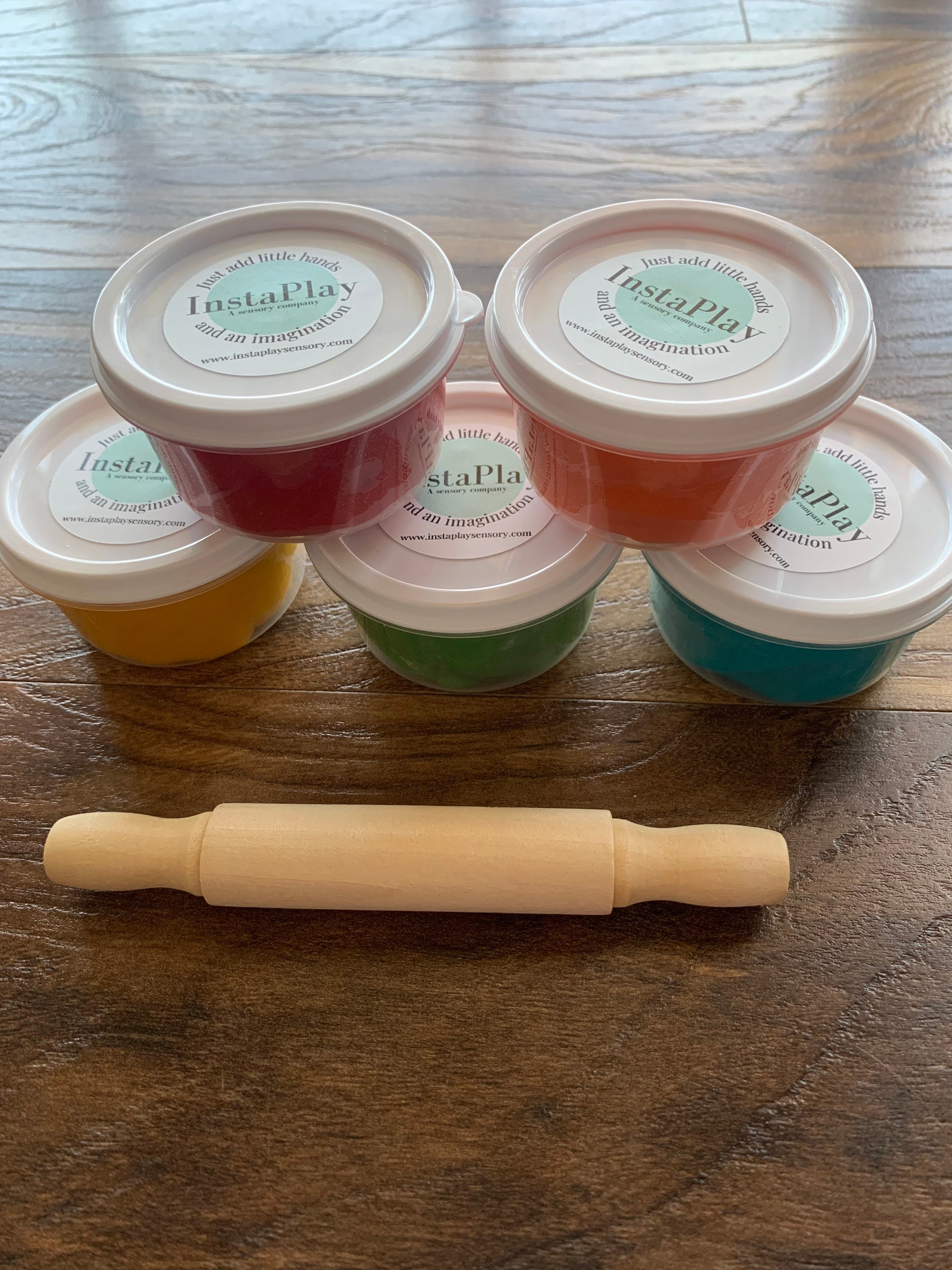 Yellow Playdough Play Dough Jar Homemade Sensory Dough - Etsy