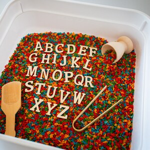 Toddler Christmas Gift, Present, Alphabet Sensory Kit, Toddler Girl ...