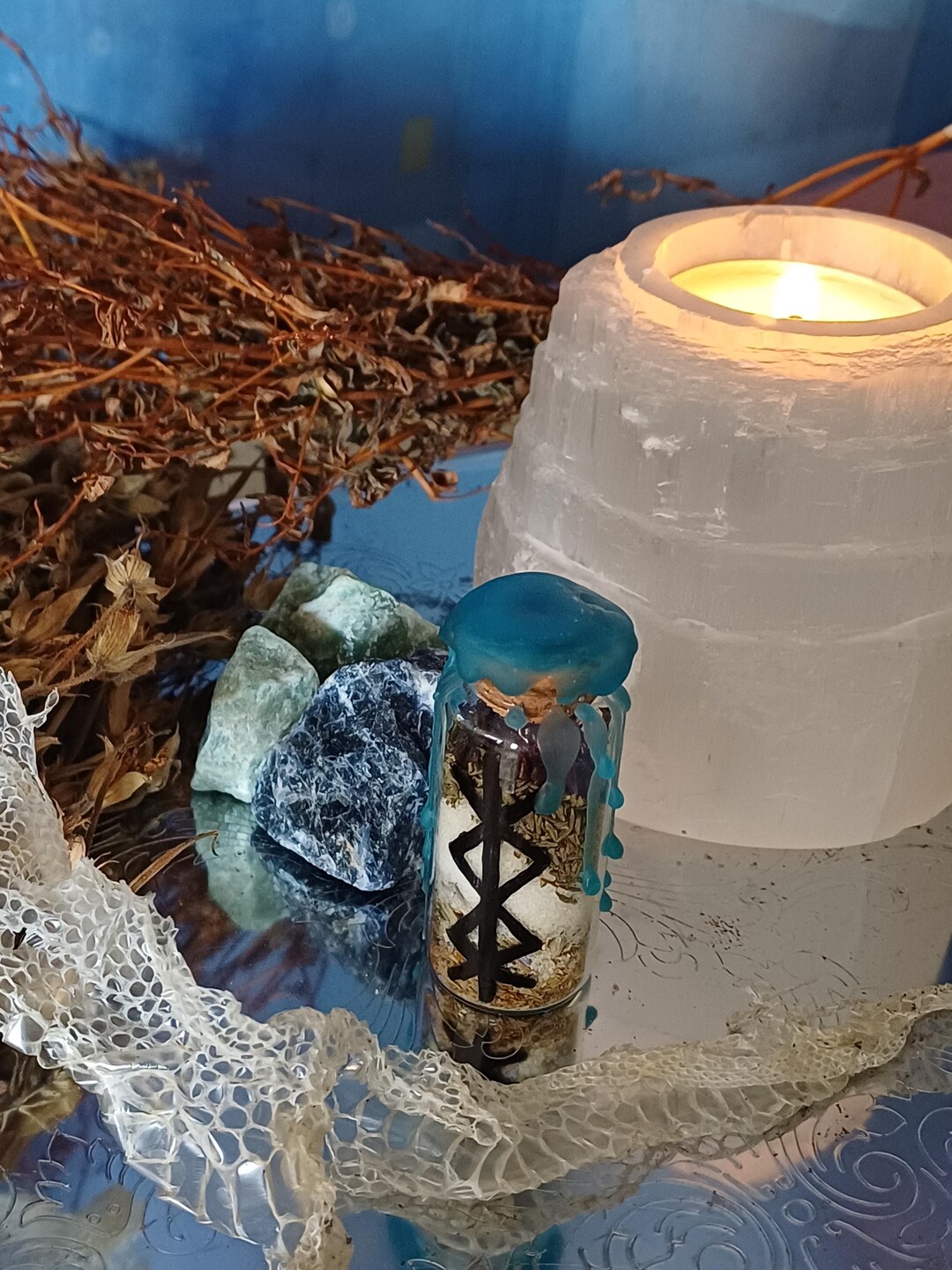 Spell Jar “peace & Sleep” (rest and Sleep) - Etsy