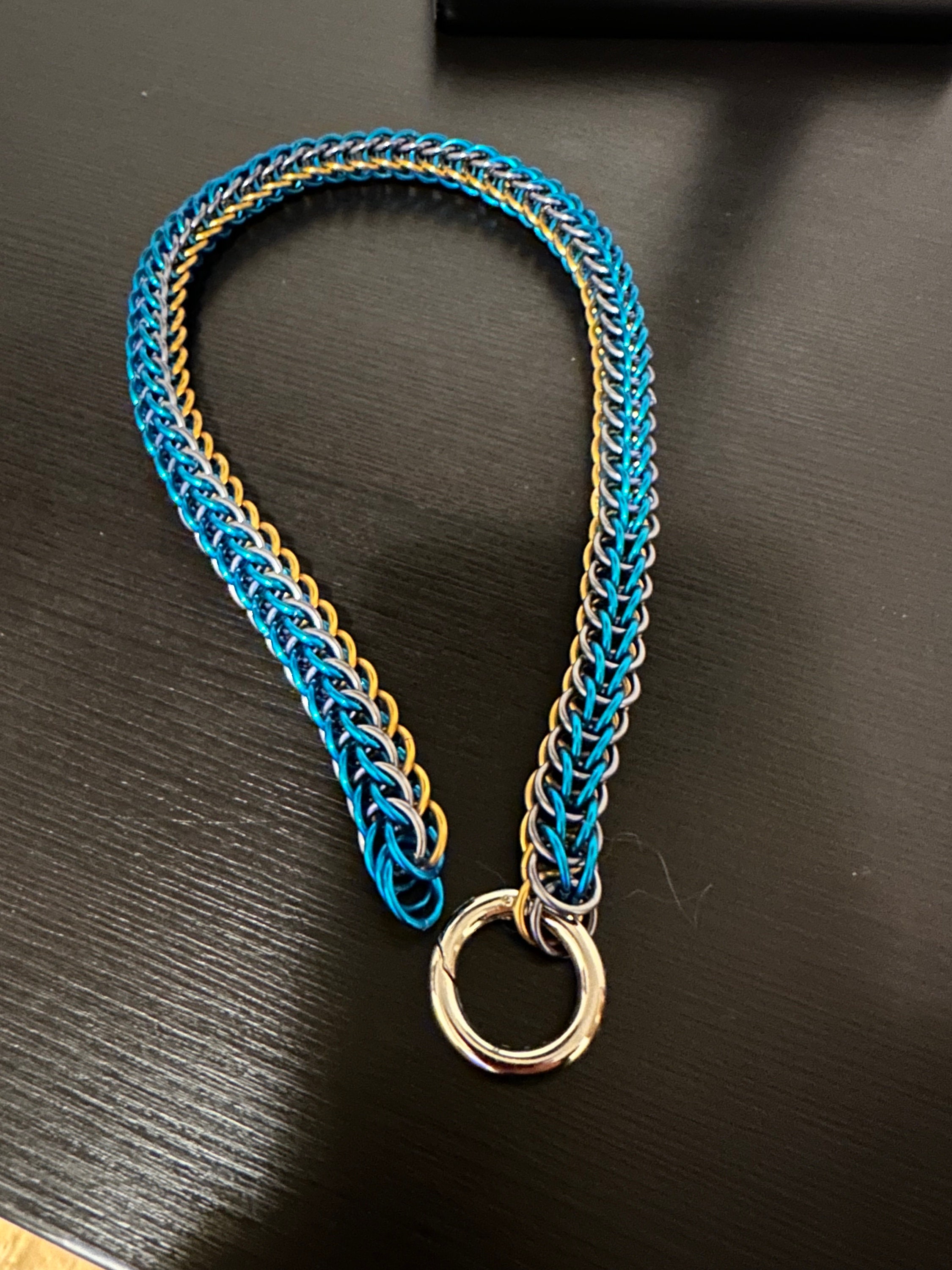 Full Persian Chain Necklace / Collar Handmade Aluminum - Etsy