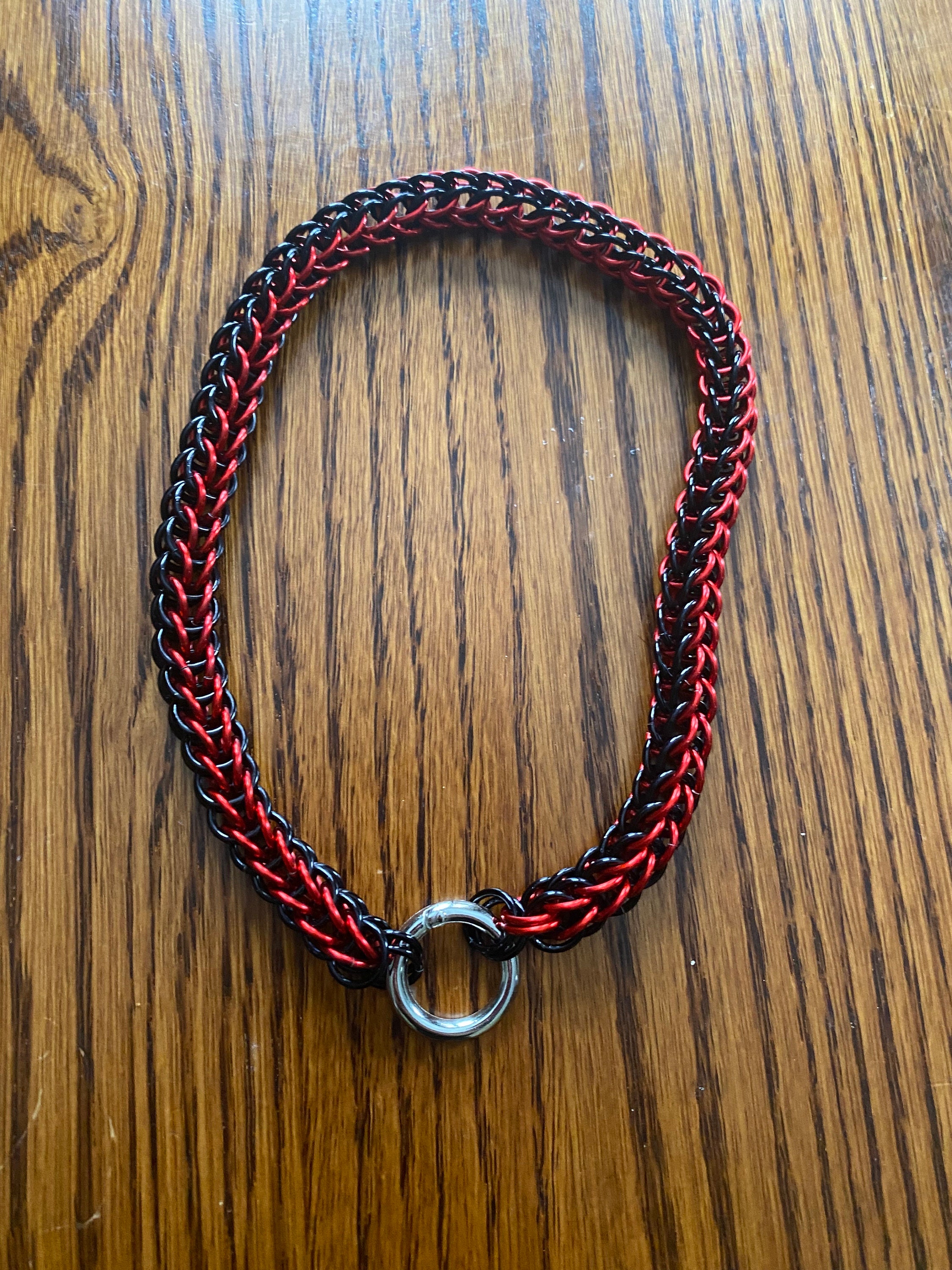 Full Persian Chain Necklace / Collar Handmade Aluminum - Etsy