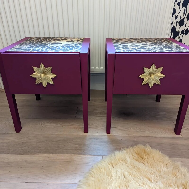 Upcycled Side Table - Etsy UK