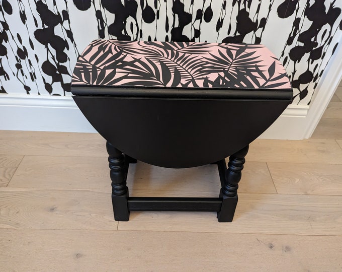 Up-cycled Small Gate Leg Side Table - Etsy UK