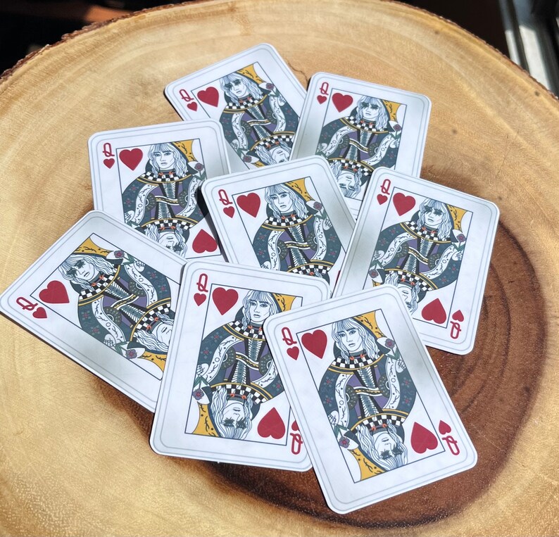 Natalie Queen Card Sticker Yellowjackets Queen Nat Sticker - Etsy