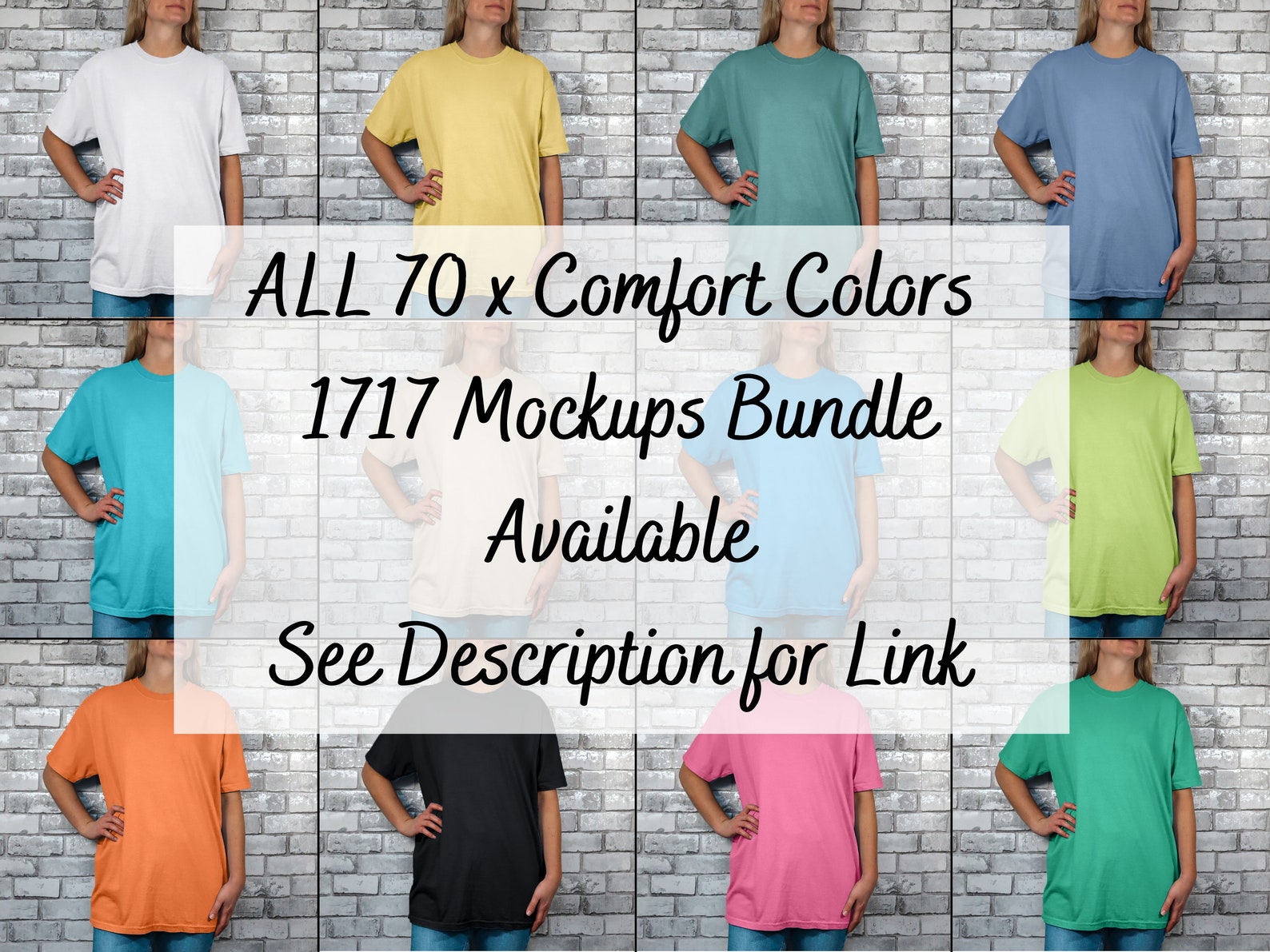 Mustard Comfort Colors C1717 Mockup Oversized Comfort Colors - Etsy