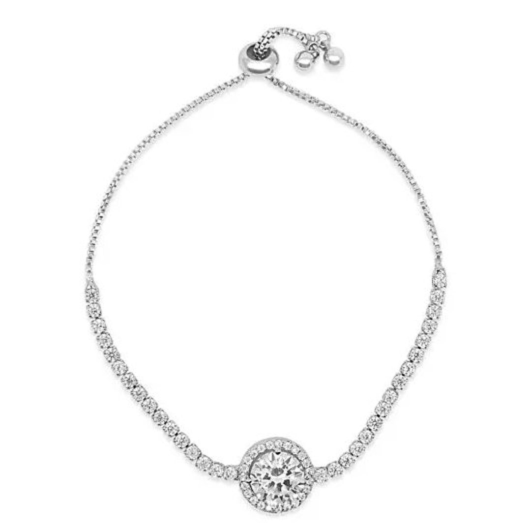 Amazing Luxurious Classic White Micro Pava Round Crystal - Etsy