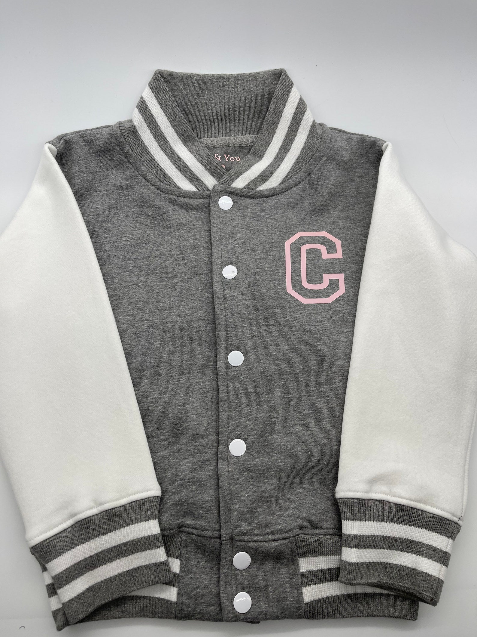 Kids Unisex Personalised Varsity Jacket, Kids Name , Number Varsity ...