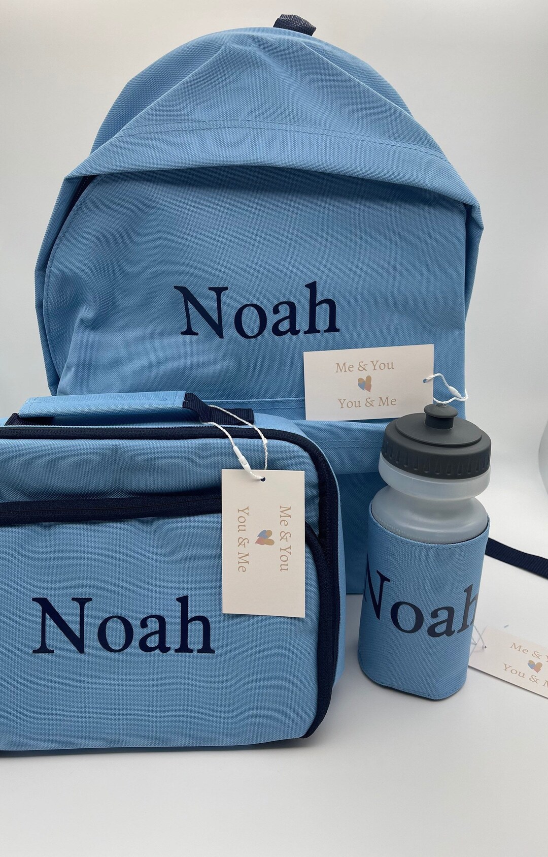 Personalised Back to School Set, Customised Lunch Box, Custom Water ...