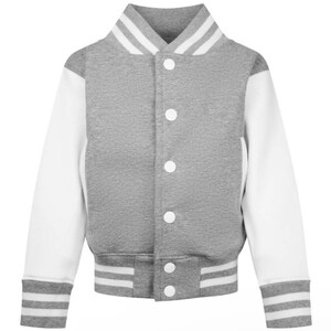 Kids Unisex Personalised Varsity Jacket, Kids Name , Number Varsity ...