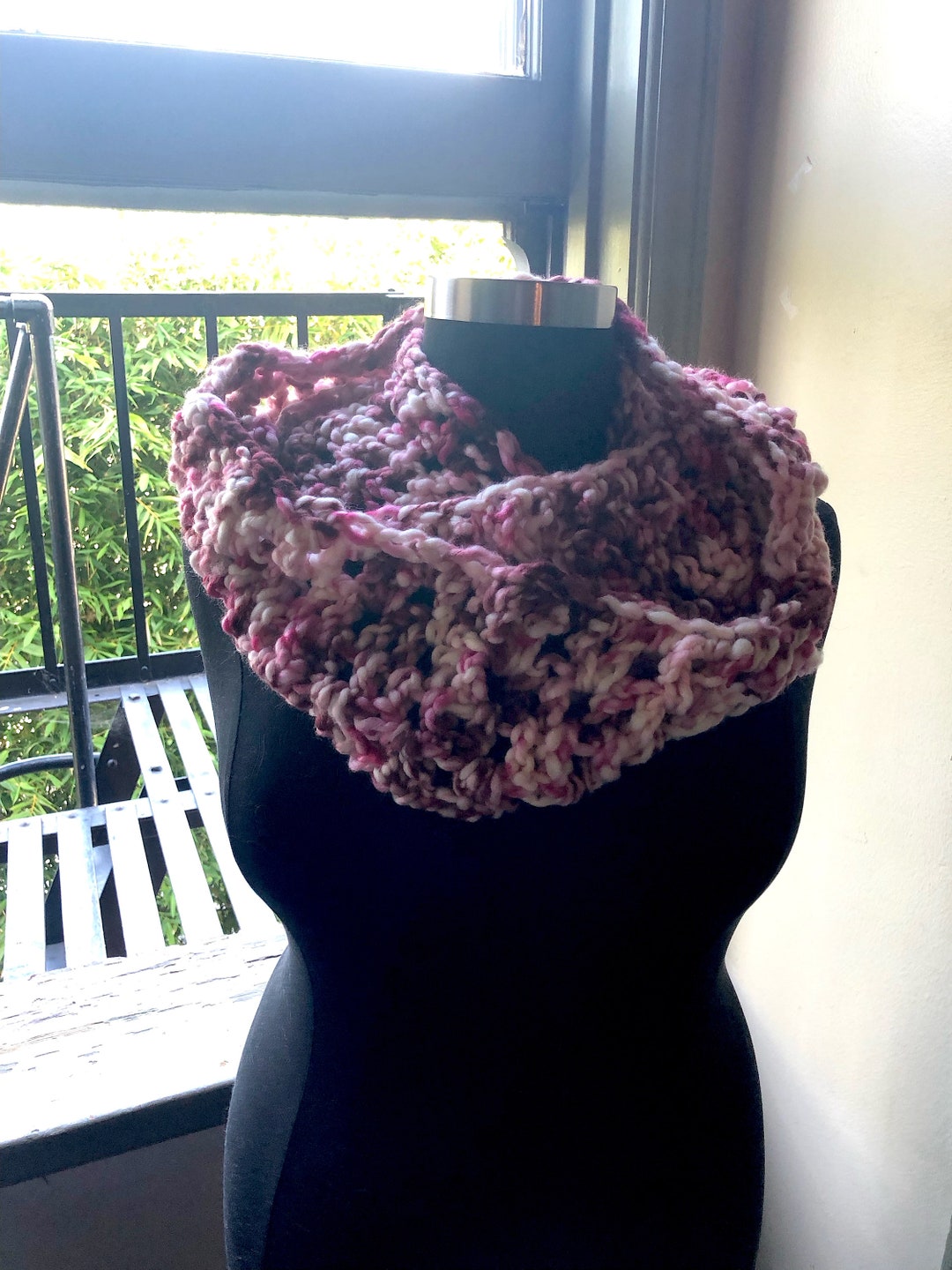 Peppermint Bark Mobius Infinity Scarf - Etsy