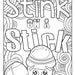 Clean Cuss Words Coloring Pages group 6 Digital Download JPG - Etsy