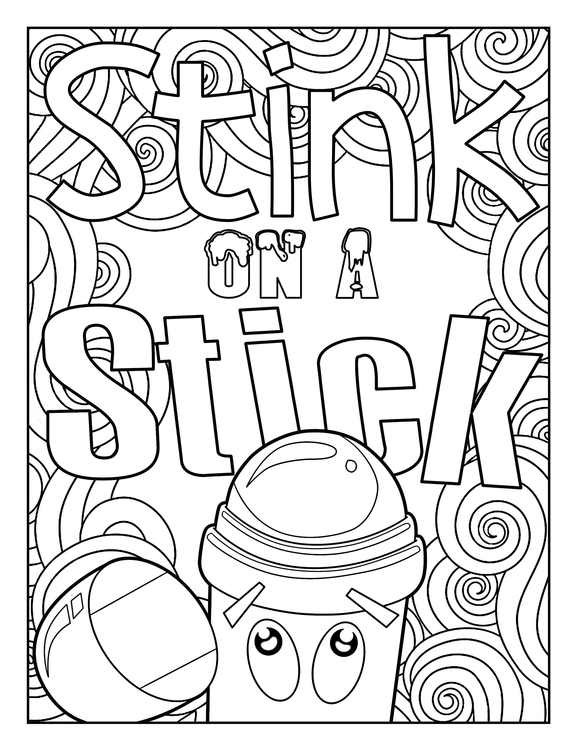 Clean Cuss Words Coloring Pages (group 6) Digital Download JPG - Etsy
