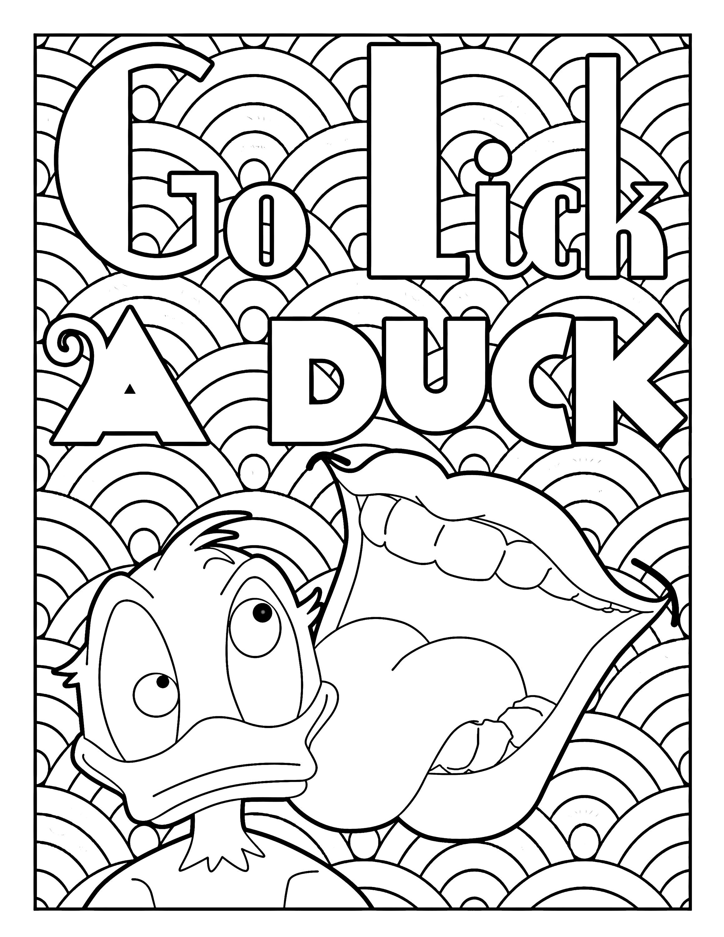 Clean Cuss Words Coloring Pages (group 3) Digital Download JPG - Etsy