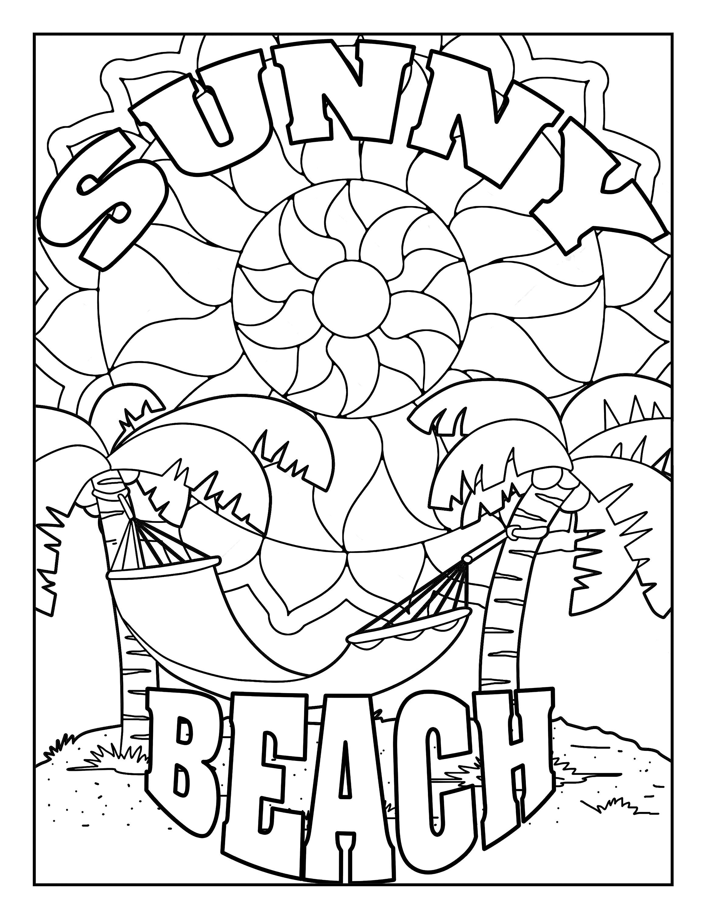 Clean Cuss Words Coloring Pages (group 5) Digital Download JPG - Etsy
