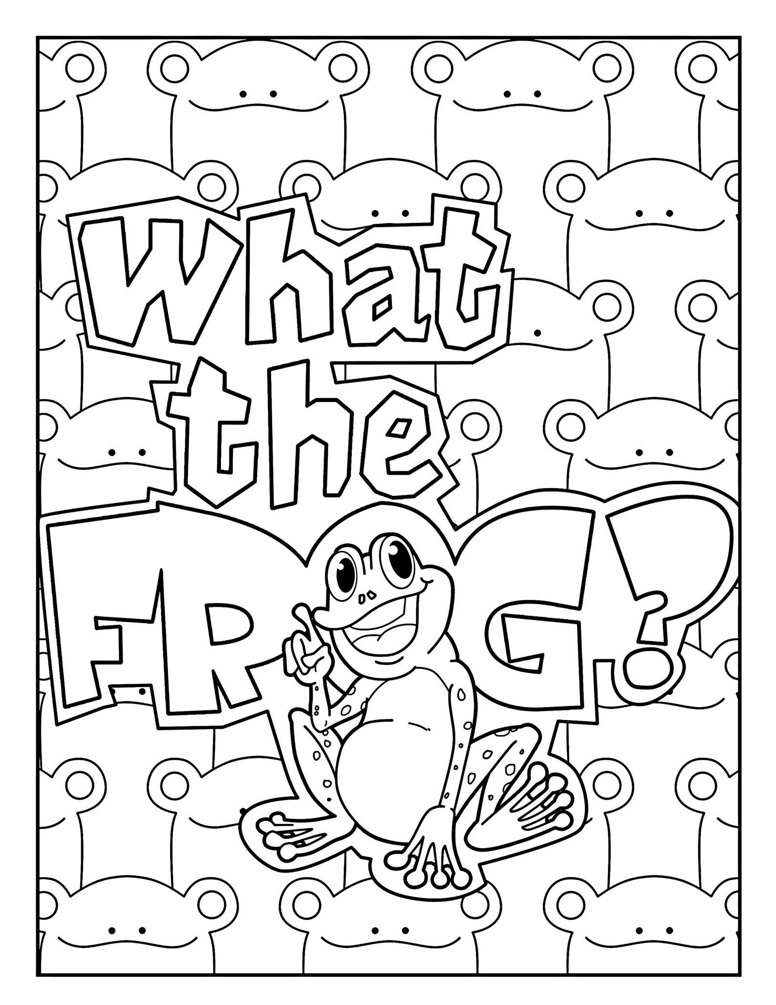 Clean Cuss Words Coloring Pages (group 6) Digital Download JPG - Etsy